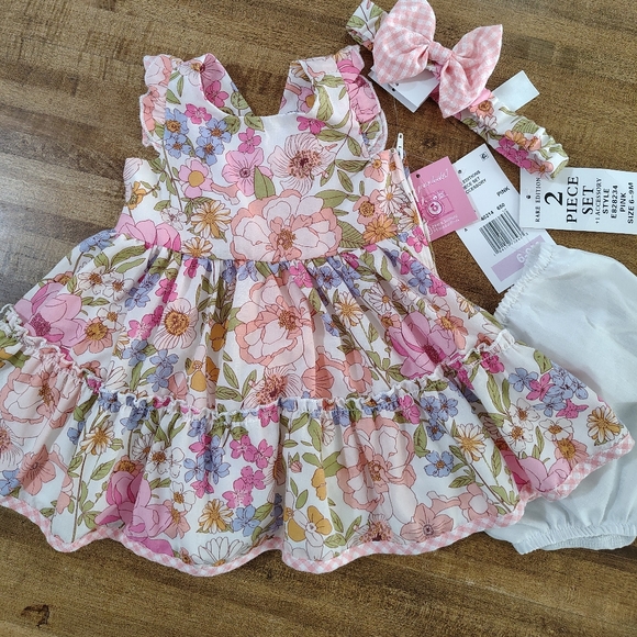 Rare Editions | Dresses | Rare Editions Girls Mixed Media Dress With ...